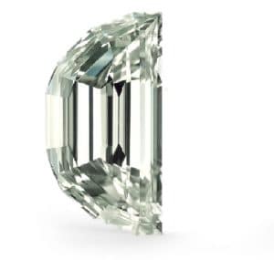 What Is A Half Moon Cut Diamond? Size, Price, Pros & Cons - Diamond Masters